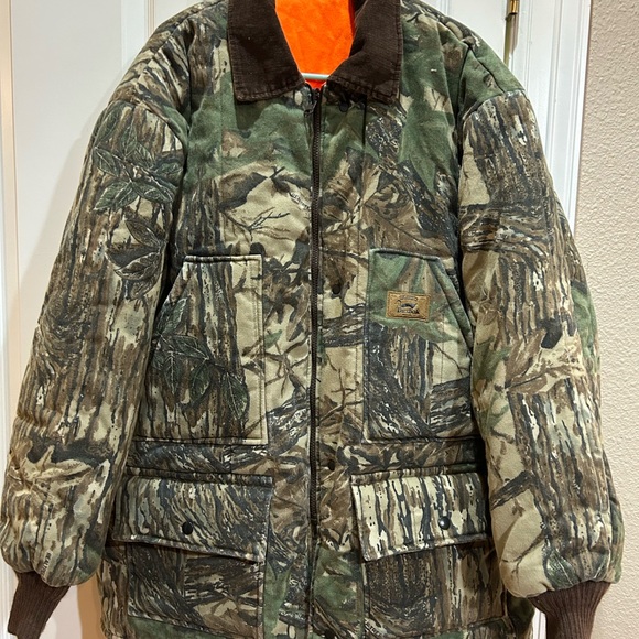 Jackets & Coats | Duxbak Vintage Reversible Insulated Camo Hunting ...